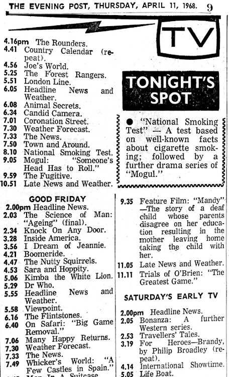 Classic NZ TV Listings - Page 2 - TV History - Media Spy