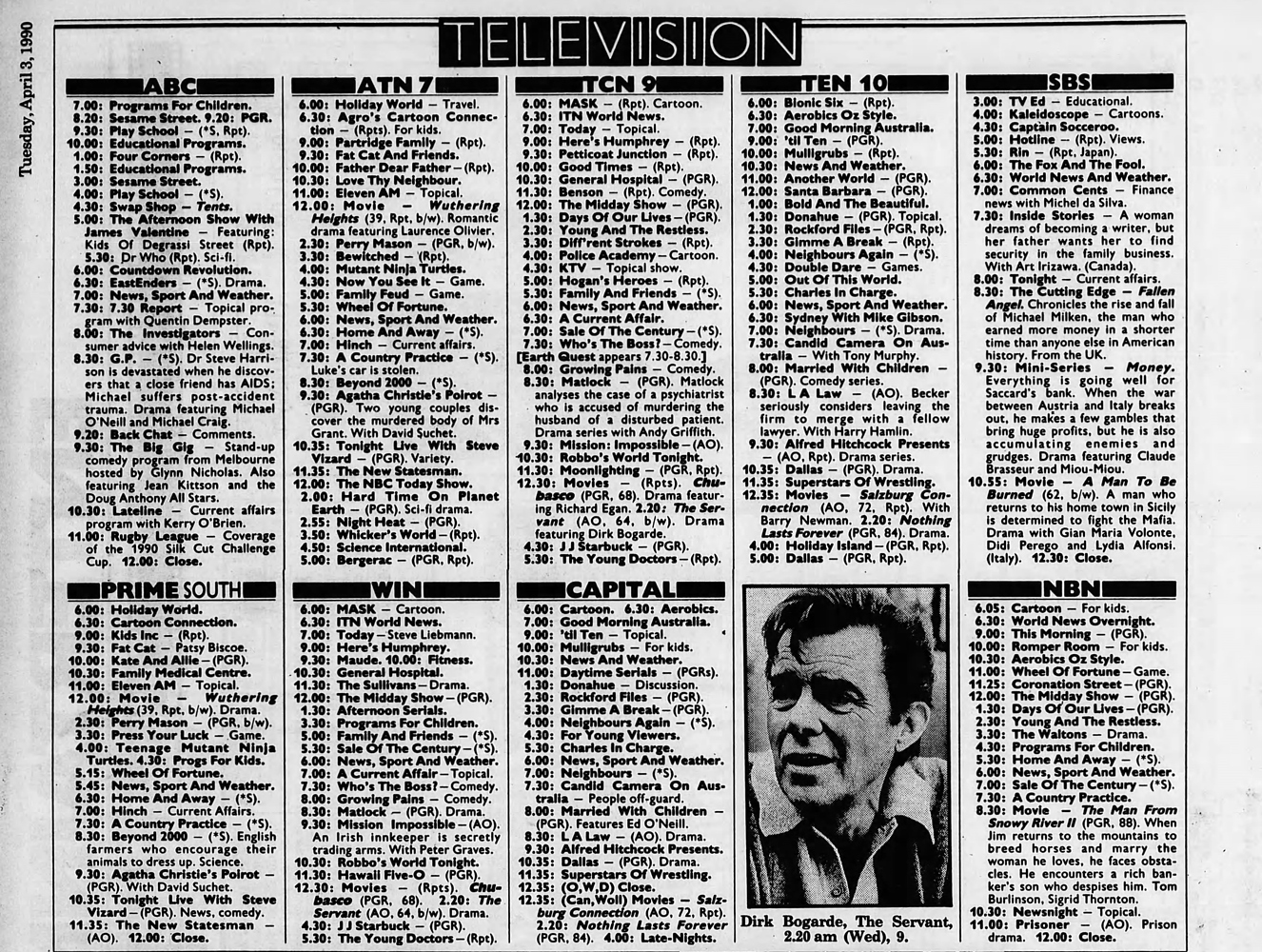 Classic TV Listings - TV History - Media Spy