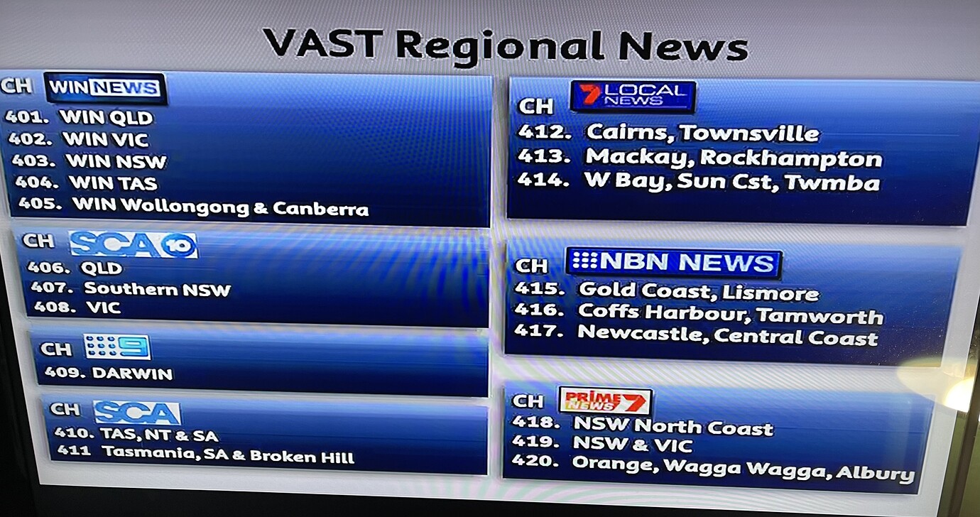 Viewer Access Satellite Television (VAST) - Page 9 - Television - Media Spy