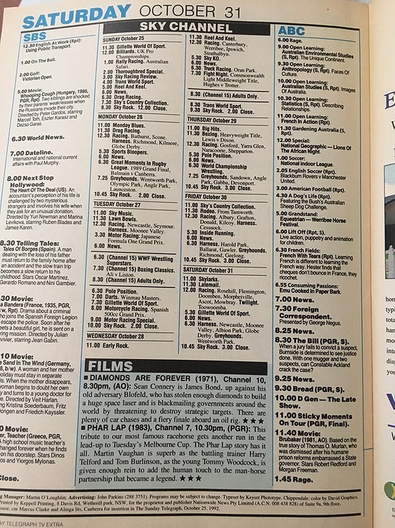 Classic TV Listings - TV History - Media Spy