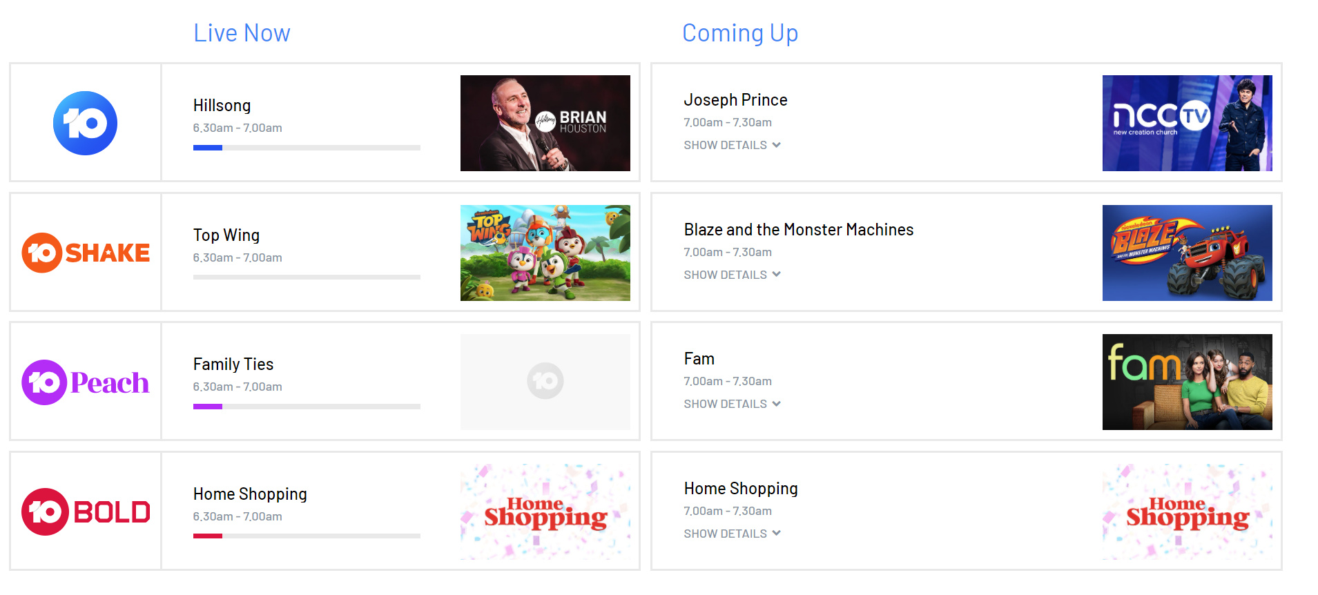 Nickelodeon (formerly 10Shake) - Ten Network - Media Spy