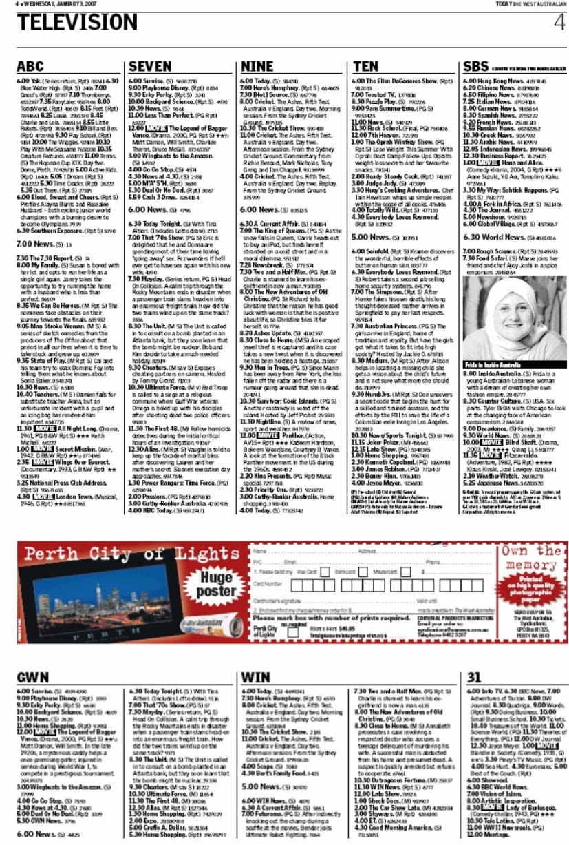 Classic TV Listings - Page 332 - TV History - Media Spy