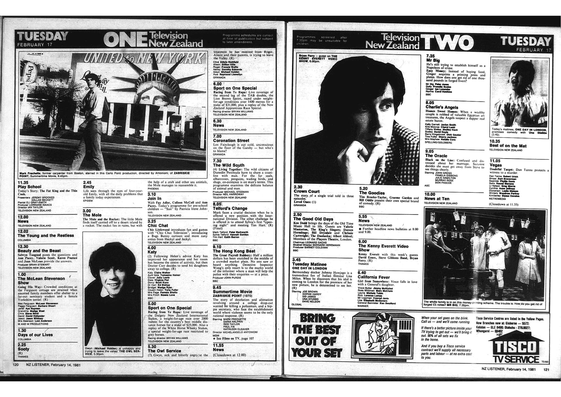 Classic NZ TV Listings - TV History - Media Spy